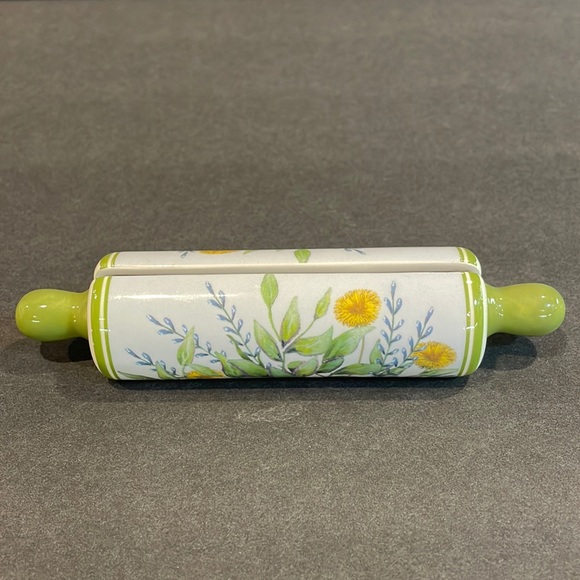 Kitchen | Counter Art Mini Rolling Pin Recipe Card Holder | Poshmark